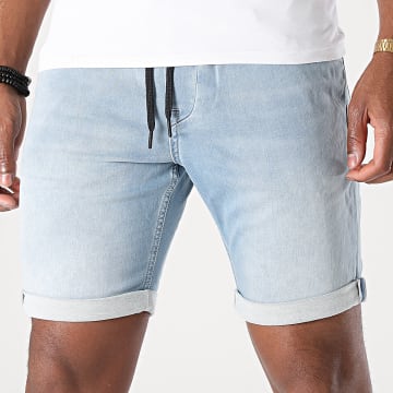 Jack And Jones - Short Jean Rick Dash Bleu Denim - LaBoutiqueOfficielle.com