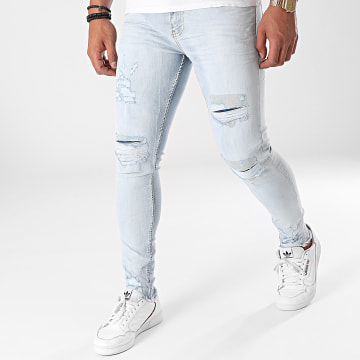 Black Needle - Jean Skinny BN-3039 Bleu Wash - LaBoutiqueOfficielle.com