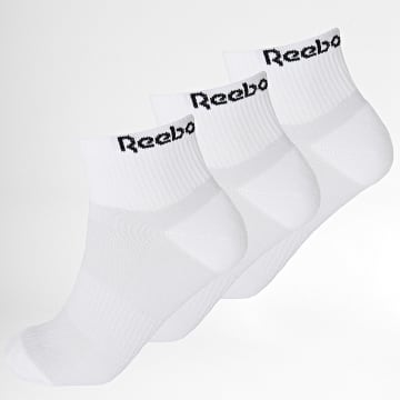 Reebok - Lot De 3 Paires De Chaussettes TE Ank GH0420 Blanc ...