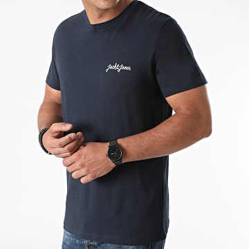 Jack And Jones - Tee Shirt Tristans Small Bleu Marine ...