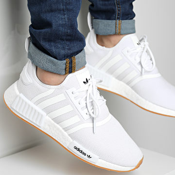 Adidas Originals - Baskets NMD R1 Primeblue GZ9260 Cloud White Gum 2 ...