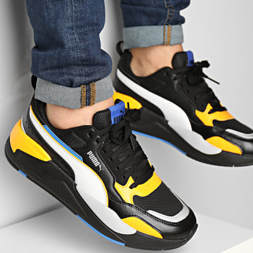 Puma - Baskets X-Ray 2 Square 373108 Black White Saffron Blue - Ryses
