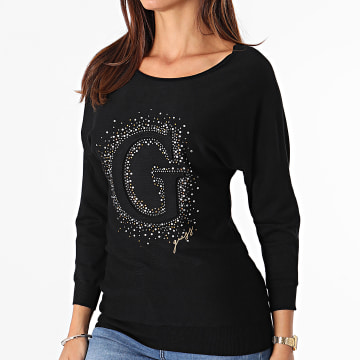 Guess - Pull Femme W1BR09 Noir - LaBoutiqueOfficielle.com