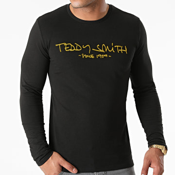 Teddy Smith - Tee Shirt Ticlass Basic Noir Doré - LaBoutiqueOfficielle.com