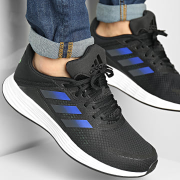 Adidas Sportswear - Baskets Duramo SL H04624 Core Black Screen Green ...