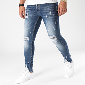 Black Needle - Jean Skinny BN-3039-44 Bleu Denim - LaBoutiqueOfficielle.com