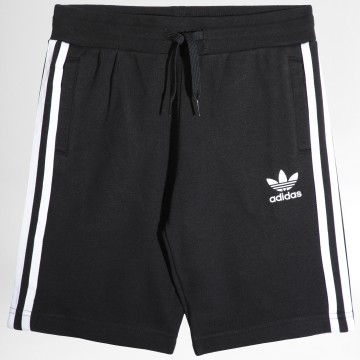 Adidas Originals - Short Jogging A Bandes Enfant H32342 Noir ...