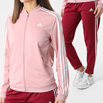 Adidas Sportswear - Ensemble De Survetement A Bandes Femme 3 Stripes ...