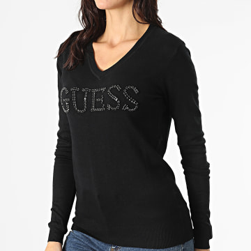 Guess - Pull Femme A Strass W2RR21-Z2NQ0 Noir - LaBoutiqueOfficielle.com