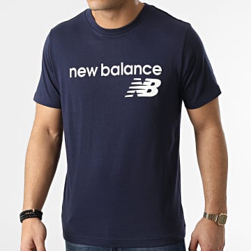 New Balance - Tee Shirt MT03905 Bleu Marine - LaBoutiqueOfficielle.com