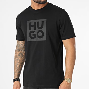 HUGO - Tee Shirt Daltor 50473891 Noir - LaBoutiqueOfficielle.com