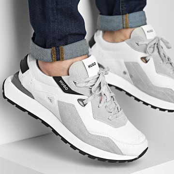 HUGO - Baskets Cubite Runner 50471233 Open White - LaBoutiqueOfficielle.com