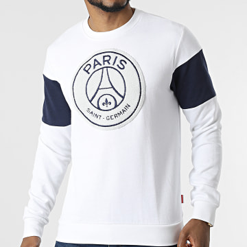 PSG - Sweat Crewneck Big Logo Paris Blanc - LaBoutiqueOfficielle.com
