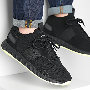 BOSS - Baskets Titanium Runner 50470596 Black - LaBoutiqueOfficielle.com