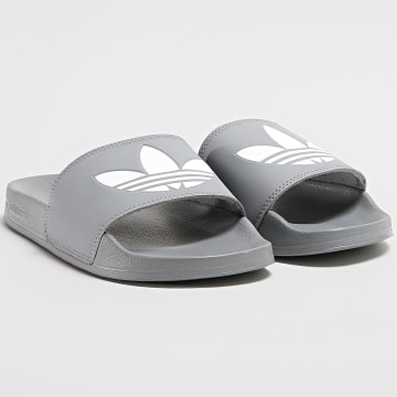 Adidas Originals - Claquettes Adilette Lite FU7592 Gris ...