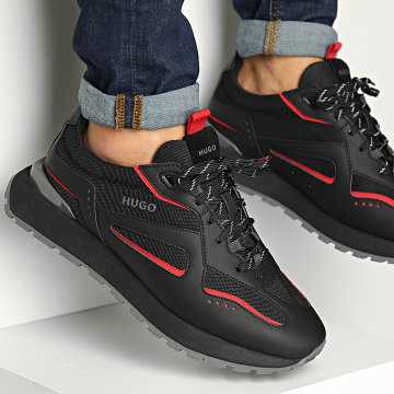HUGO - Baskets Cubite Runner 50480463 Black - LaBoutiqueOfficielle.com