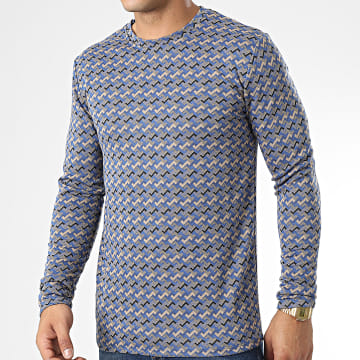 Frilivin - Tee Shirt Manches Longues X Bleu Roi - LaBoutiqueOfficielle.com