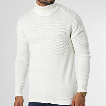 Selected - Pull Col Roulé Maine Blanc - LaBoutiqueOfficielle.com