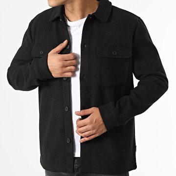 Only And Sons - Surchemise Kodyl Noir - LaBoutiqueOfficielle.com