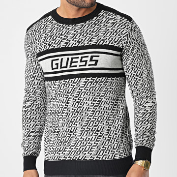 Guess - Pull M2BR00-Z2PN0 Gris Noir - LaBoutiqueOfficielle.com