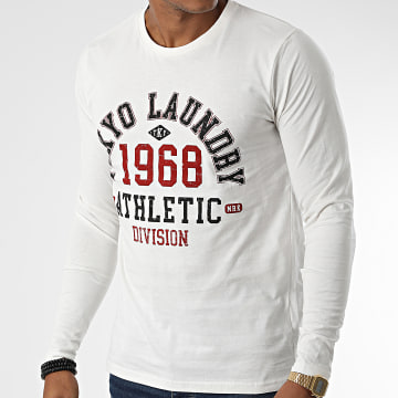 Tokyo Laundry - Tee Shirt Manches Longues Abloom Blanc ...