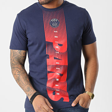 PSG - Tee Shirt P14560C Bleu Marine - LaBoutiqueOfficielle.com