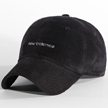 New Balance - Casquette Washed Corduroy Noir - LaBoutiqueOfficielle.com