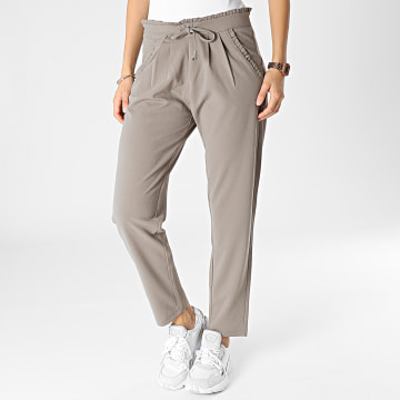 Only - Pantalon Catia Femme Beige - LaBoutiqueOfficielle.com