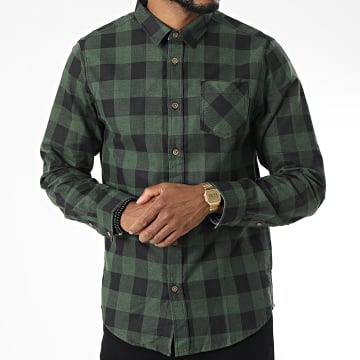 Classic Series - Chemise Manches Longues A Carreaux Jack Vert ...