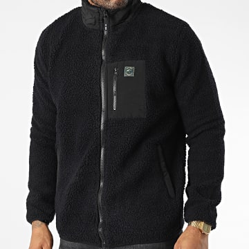 Indicode Jeans - Veste Zippée Fourrure Burke 55-508 Noir ...