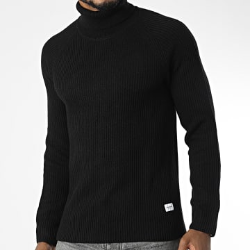 Jack And Jones - Pull Col Roulé Pannel Noir - LaBoutiqueOfficielle.com