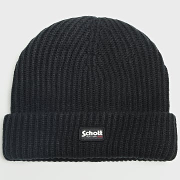 Schott NYC - Bonnet Rylan Noir - LaBoutiqueOfficielle.com