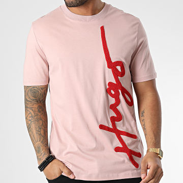 HUGO - Tee Shirt Dyton 50482884 Rose - LaBoutiqueOfficielle.com