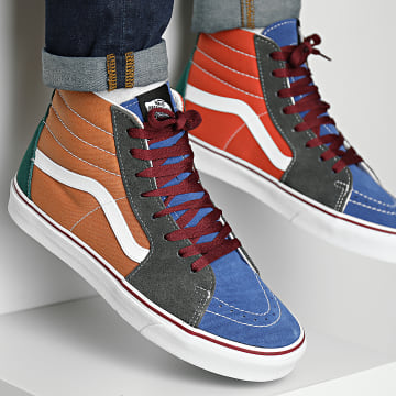 Vans - Baskets Sk8 Hi 4BVT448 Vans Color Mix Multi ...