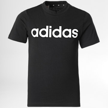 Adidas Sportswear - Tee Shirt Enfant Linear HR6400 Noir ...