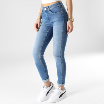 Only - Jean Skinny Femme Blush Bleu Denim - LaBoutiqueOfficielle.com
