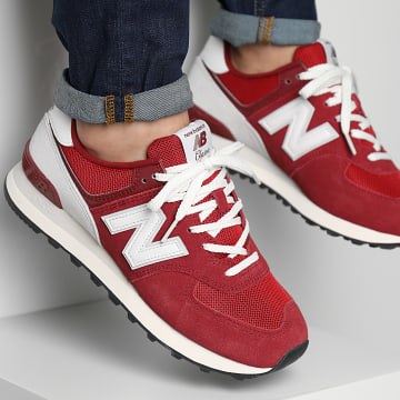 New Balance - Baskets Lifestyle 574 ML574WQ2 Red Burgundy ...