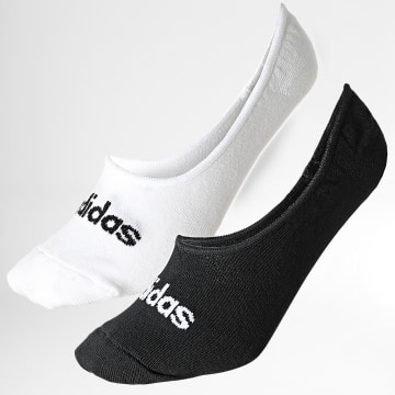 Adidas Sportswear - Lot De 2 Paires De Chaussettes Linear HT3448 Blanc ...