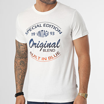 Blend - Tee Shirt 20715024 Blanc - LaBoutiqueOfficielle.com