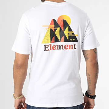 Element - Tee Shirt ELYZT00158 Blanc - LaBoutiqueOfficielle.com