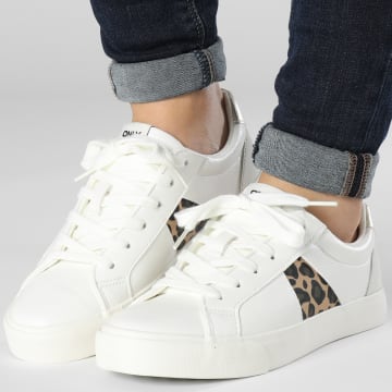 Only - Baskets Femme Sunny Stripe 15288092 White - LaBoutiqueOfficielle.com