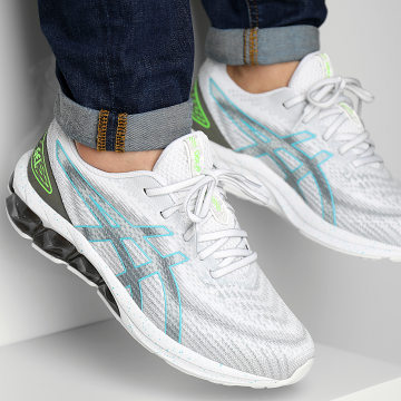 Asics Baskets Gel Quantum 180 VII 1201A816 White Gun Metal LaBoutiqueOfficielle