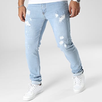 Armita - Jean Slim Bleu Denim - LaBoutiqueOfficielle.com
