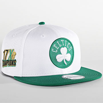 New Era - Casquette Snapback 59Fifty White Crown Boston Celtics Blanc ...