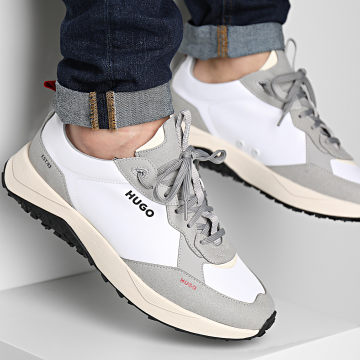 HUGO - Baskets Kane Runner 50493146 Open White - LaBoutiqueOfficielle.com
