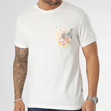 Blend - Tee Shirt A Poche Poitrine 20715304 Beige Clair ...