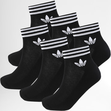 Adidas Originals - Lot De 6 Paires De Chaussettes EE1151 Noir ...