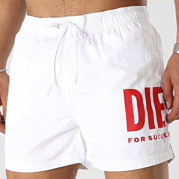 Diesel - Short De Bain Nico Blanc - LaBoutiqueOfficielle.com