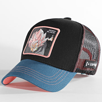 Capslab - Casquette Trucker Goku Black Noir Bleu Marine Rose ...