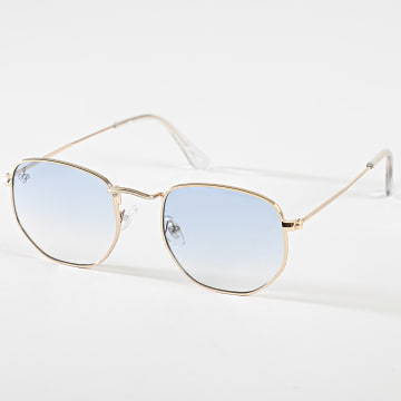 Jeepers Peepers - Lunettes De Soleil JP1879 Doré Bleu Clair ...